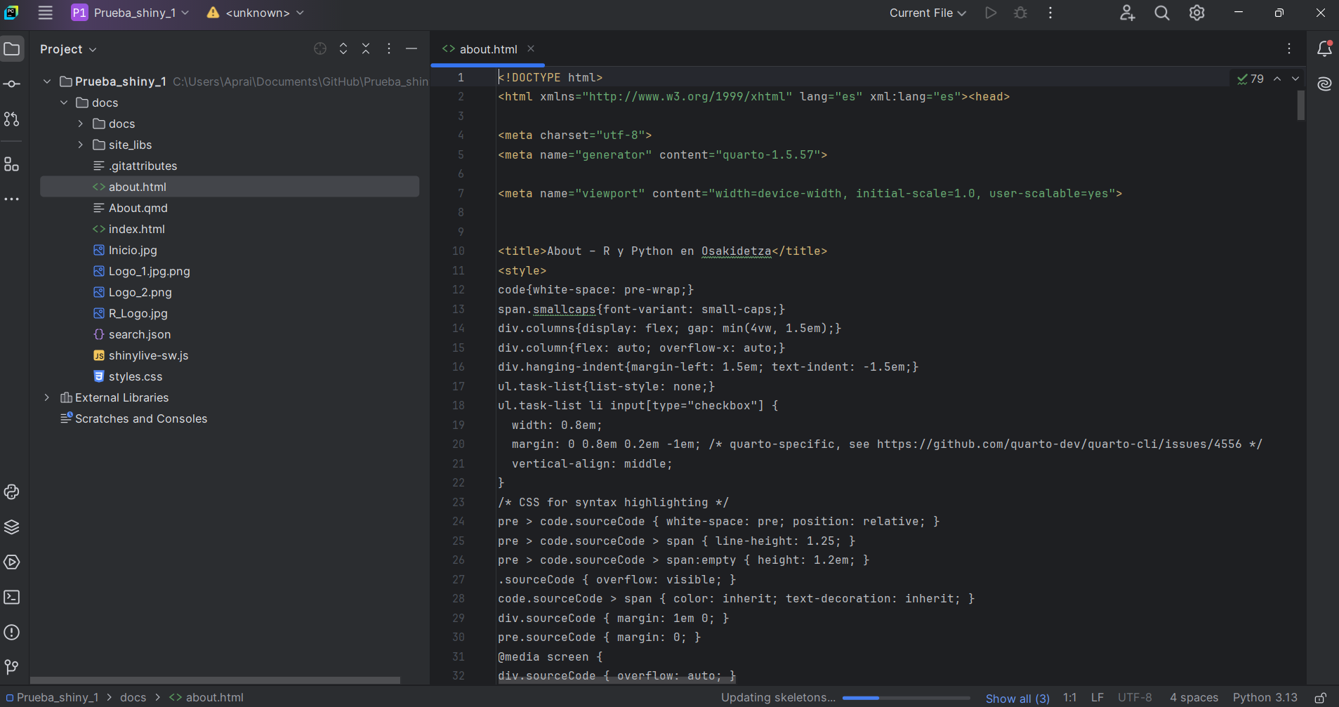 Entornos de Desarrollo Integrado – R y Python en Osakidetza